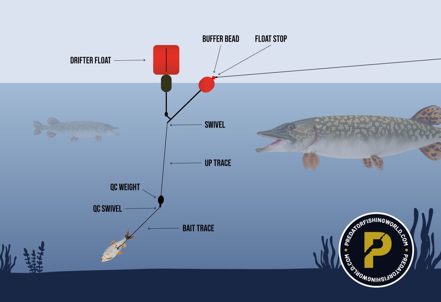 Mastering Deadbaiting: The Best Pike Rigs for Lakes - Predator Fishing ...